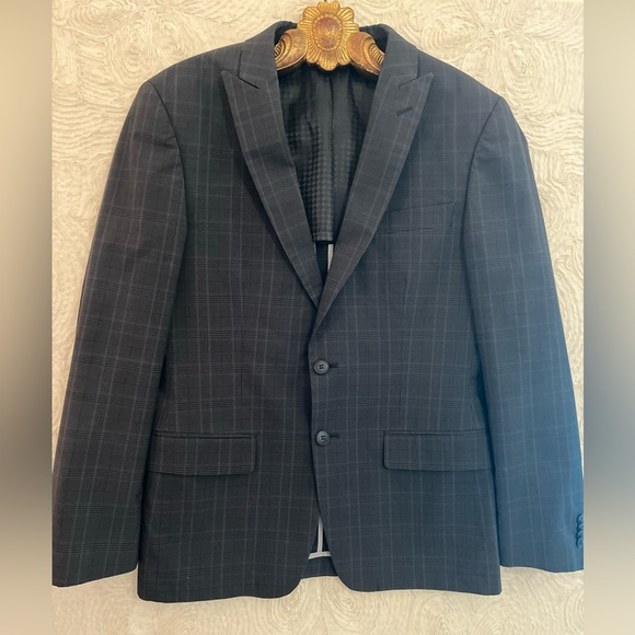 John Varvatos | Suits & Blazers | John Varvatos Usa Mens 38 R Gray Slim Tailored Day Night Sport ...